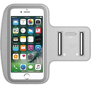 CaseHQ Armband Sport Running Exercise Gym Sportband Case Compatible Phone iPhone 11 PRO MAX, 8 Plus/iPhone 7 Plus/iPhone 6 Plus/6s Plus, with Key Holder & Card Slot, Water Resistant