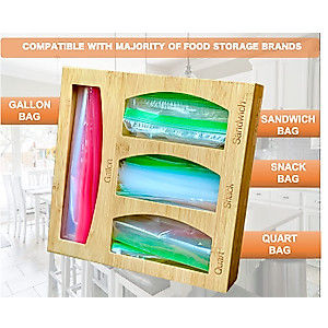 Spread Pixie Dust Bamboo Kitchen Caddy, Rustic Whimsical, Brown