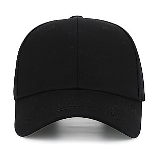 LONGTEN Baseball Cap Cotton Classic Sports Golf Cap Casual Sunhat Adjustable Unisex