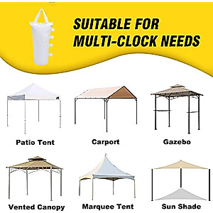 MOPHOEXII Canopy Weights Bag Leg Weight for Pop up Canopy Tent, Sand Bags for Patio Umbrella Instant Outdoor Sun Shelter,4pcs-Pack