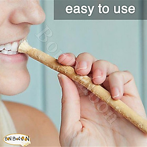 4 Pcs Al Falah Siwak Meswak Miswak Miswak Arak Peelu Al Falah Chewing Stick with Natural Flavor Herbal Toothbrush Vacuum Sealed Breath Freshener (Four Tooth Sticks)