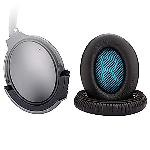 YOCOWOCO Wireless Bluetooth Adapter and Ear Pads Replacement for Bose QuietComfort QC25 (Black)