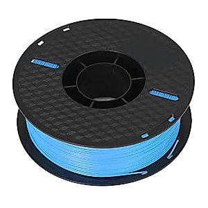 3D Printer Roll Filament, Smokeless Plastic Shell 1kg Spool 1.75mm PLA Print Filament High Accuracy for Industrial Devices(Sky Blue)