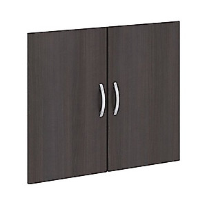 Bush Business Furniture Studio C Bookcase Door Kit in Storm Gray