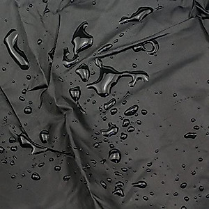 Protective Shovel Snow Remover Snow Wind Cover Shield Cover Blower Snow Patio Lawn & Garden Car Cover Wagon (Black, One Size)