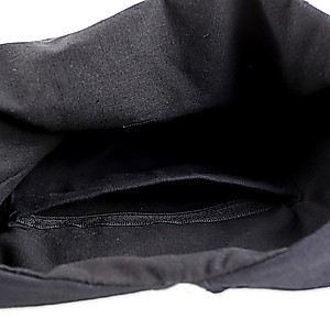 NOVICA Artisan Handmade Cotton Blend Shoulder Bag Black Vermilion from Thailand Wood Handbags Orange Gold Tone Embroidered Animal Themed Elephant ' Thai Elephants in Vermilion'