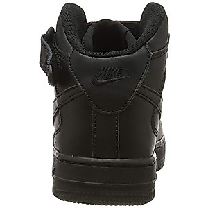 Nike Mens Air Force 1 Basketball Shoe, Black/Black, 12