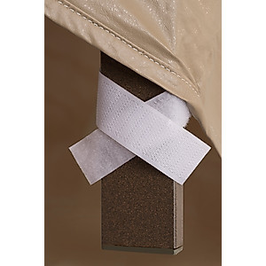 Protective Covers Weatherproof 2 Seat Wicker/Rattan Sofa Cover, Large, Tan - 1125-TN