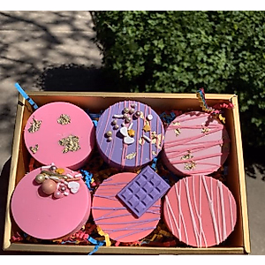 Kedudes Cookie Molds Compatible as Oreo Molds, Plain or Chocolate Covered - Round Molds for Candy, Cookies and Chocolate, and Even Soap Molds - Made from Non-Toxic Plastic (3 Pack, 6 Cylinders)