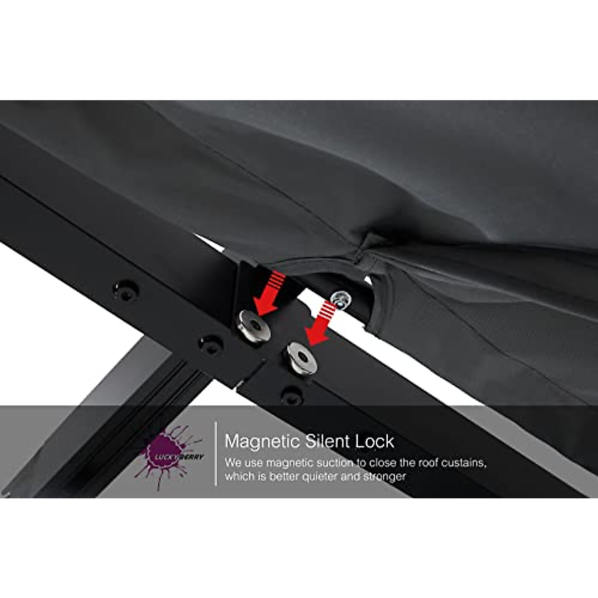 Luckyberry 10' X 13' Outdoor Retractable Pergola with Sun Shade Canopy Patio Metal Shelter for Garden Porch Beach Pavilion Grill Gazebo Modern Yard Grape Trellis Pergola, Grey