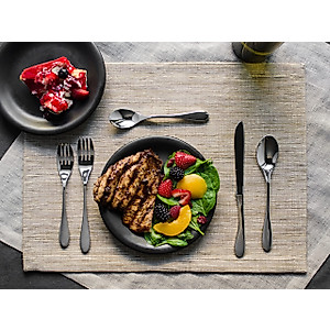 Knork Original Cutlery Utensils Flatware Set, 20 Piece, Gloss Silver