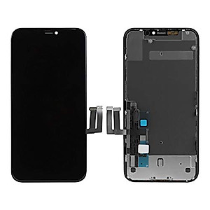 Ace Tech Cellular LCD Screen Replacement Compatible with iPhone 11 6.1 inch (Model A2111, A2223, A2221) 3D Touch Screen Display Digitizer Frame Assembly Repair Kit with Repair Tools
