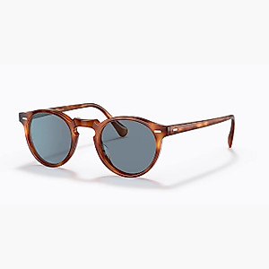 Oliver Peoples New OV 5217S 1483R8 GREGORY PECK Sun Brown/Indigo Sunglasses