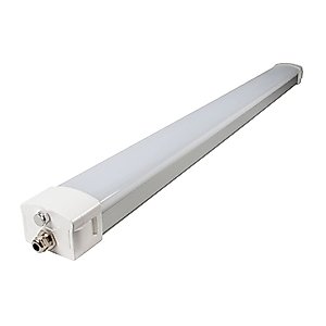 CLEANLIFE LED Vapor Tight Light Fixture 4ft, LED Wet Location Light, 4' Waterproof LED Shop Light Fixture Long, for Outdoor Cold Storage, Walk Ins, Garage, Freezer Light, Surface Mount, Instant On