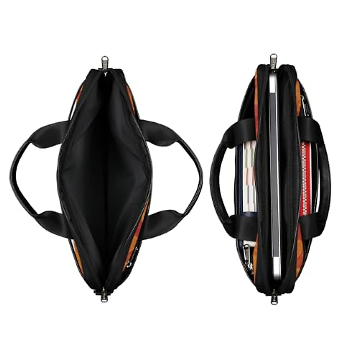 Fall Paisley Laptop Computer Bag Waterproof Shoulder Messenger Bag 13-15 inch Durable Laptop Tote Bag with Shoulder Strap Handle Lightweight Crossbody Briefcase