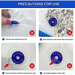 3D Printer Filament Storage Bag PLA ABS TPU Filament Vacuum Bag Filament Dryer Keep Dry Avoid Consumable Moisture for 3D Printer Parts - 10 Bags and 1 Hand Pump