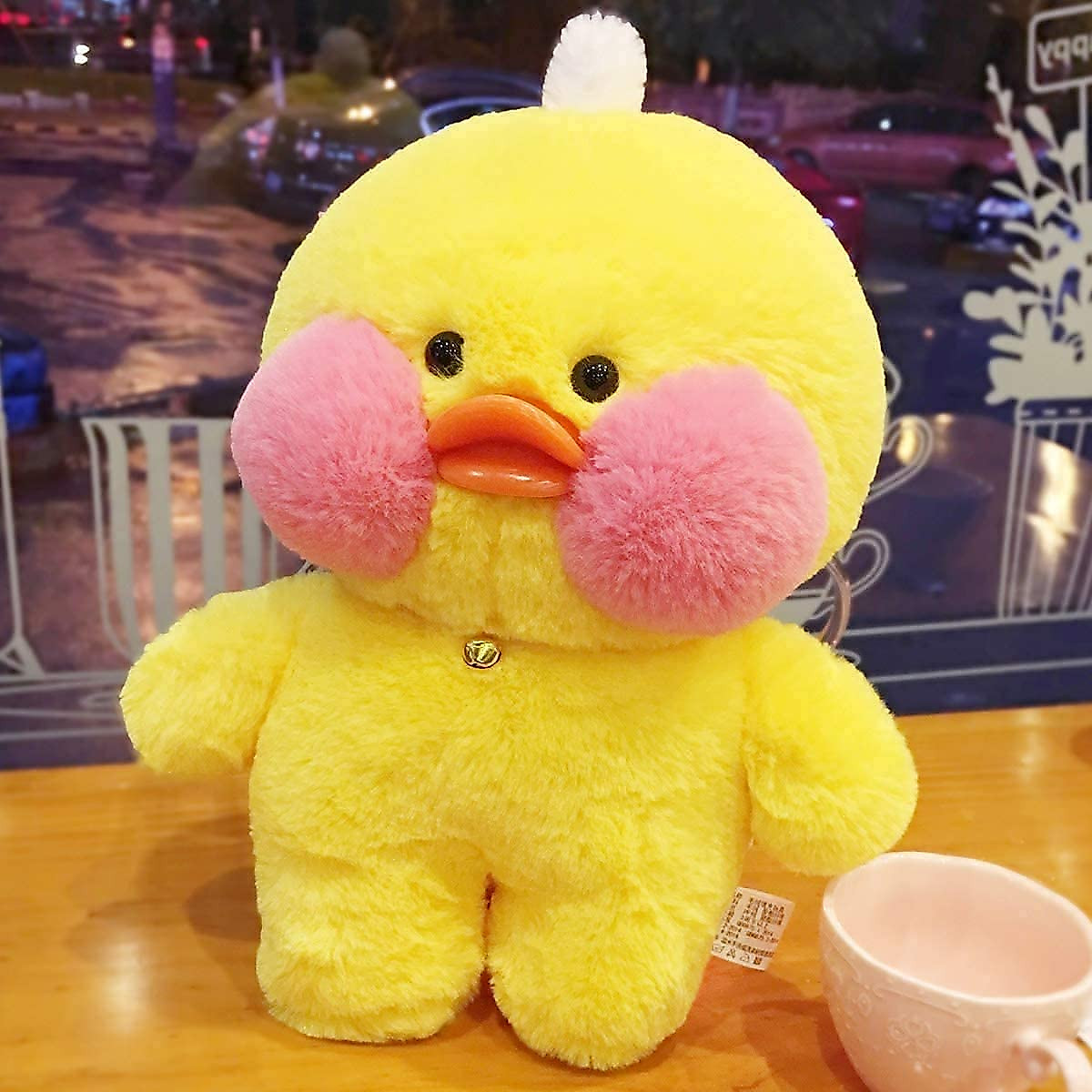 AKMRWJWC Yellow Duck Cute Stuffed Animal Mini Plush Toy Very Suitable As a Best Gift for Children Lovely Decoration Can be DIY or Christmas (30cm/12inch) (Yellow)