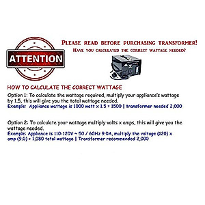 3000W ST-Pro Auto Step Up & Step Down Voltage Transformer Converter, Heavy-Duty AC 110/220V Converter with US Standard, Universal, Schuko AC Outlets & DC 5V USB Port by Goldsource [3-Year Warranty]