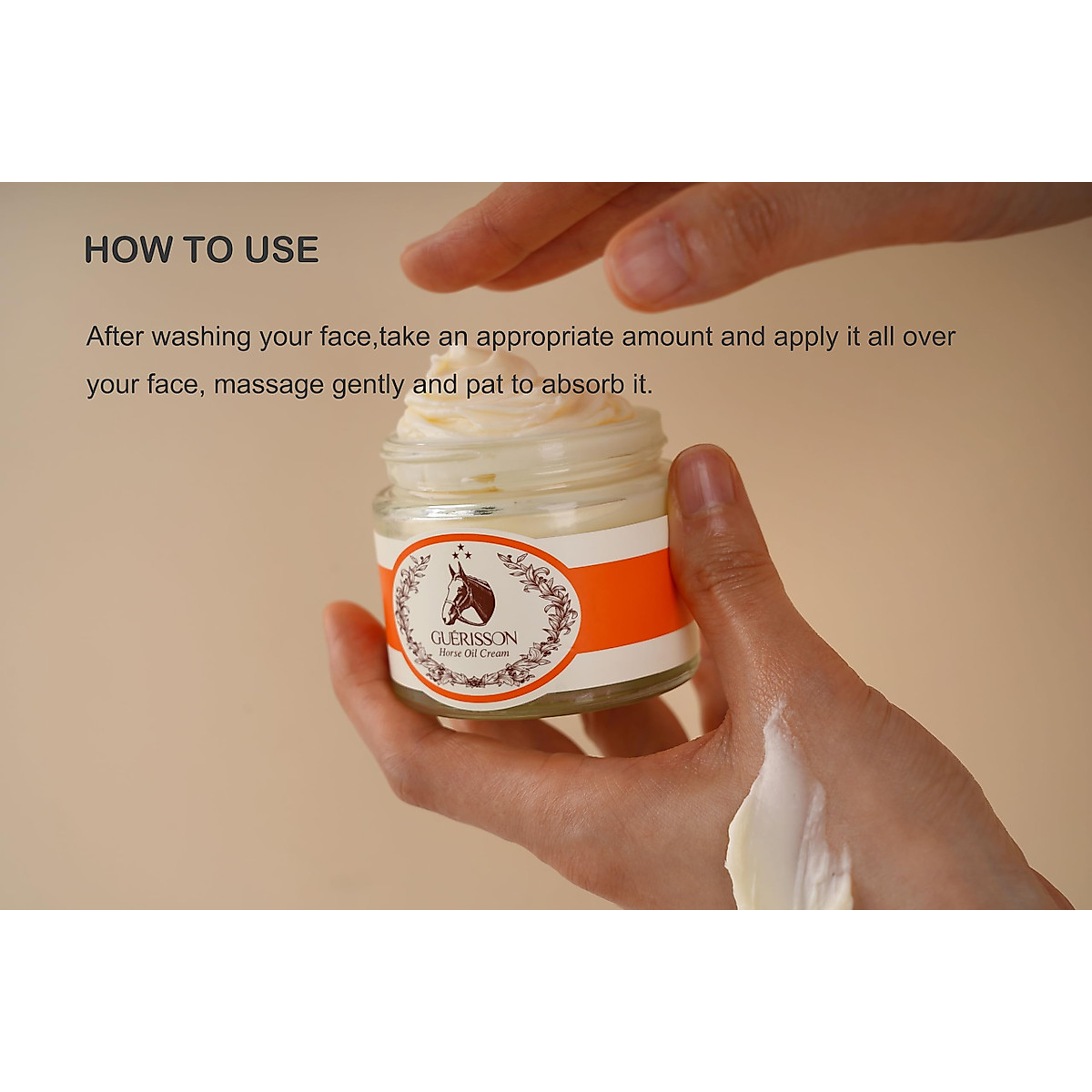 GUERISSON 9 Complex Cream 2.0 oz (70g), Long lasting Hydration, Moisturizing Cream, K Beauty Skin Care, Lifting Skincare, Horse Oil Rejuvenating, Skin Moisturizer, Moisturizing Face Cream