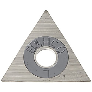Bahco 449 L-Inch Triple-Edge Triangle Scraper Blade, 1&quot, Silver