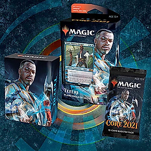 Magic: The Gathering Teferi Timeless Voyager Planeswalker Deck | Core Set 2021 (M21) | 60 Card Starter Deck