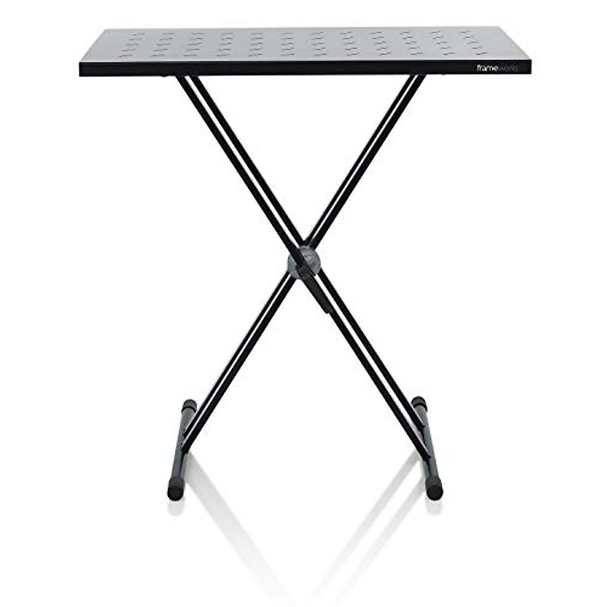 Gator Frameworks Utility Table Top and X Style Keyboard Stand Set; 32" x 18" Surface (GFW-UTL-XSTDTBLTOPSET),Black