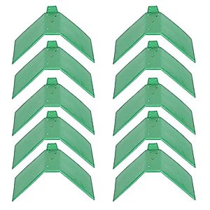 Bird Perch Pigeon Rest Stand 10PCS Plastic Small Green Anti-Skid Design Dove Rest Stand Pigeon Perches Roost Frame Bird Supplies,6.69x6.69x3.94inch