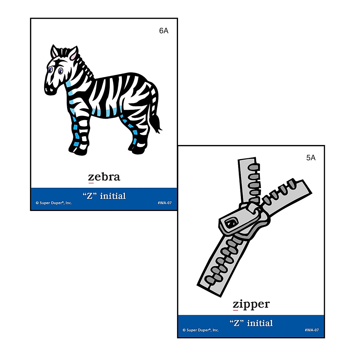 Super Duper Publications | Articulation Z Sound Fun Deck | Vocabulary and Language Development Flash Cards | Educational Learning Materials for Children