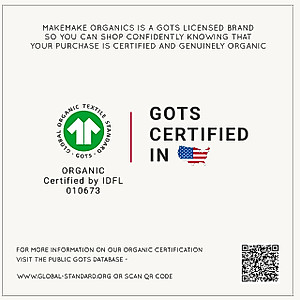 Makemake Organics Organic Toddler Pillowcase (Set of 2) GOTS Certified Organic Cotton Pillowcase - Ultra Soft Breathable Fits 13x18 Boys Girls Neutral Unisex (14"x19", Bloom)