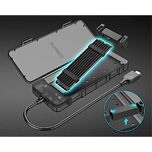 ineo M.2 NVMe (PCIe) SSD Tool-Free Enclosure to USB 3.2 Gen 2 Type C [C2575 M2 NVMe]