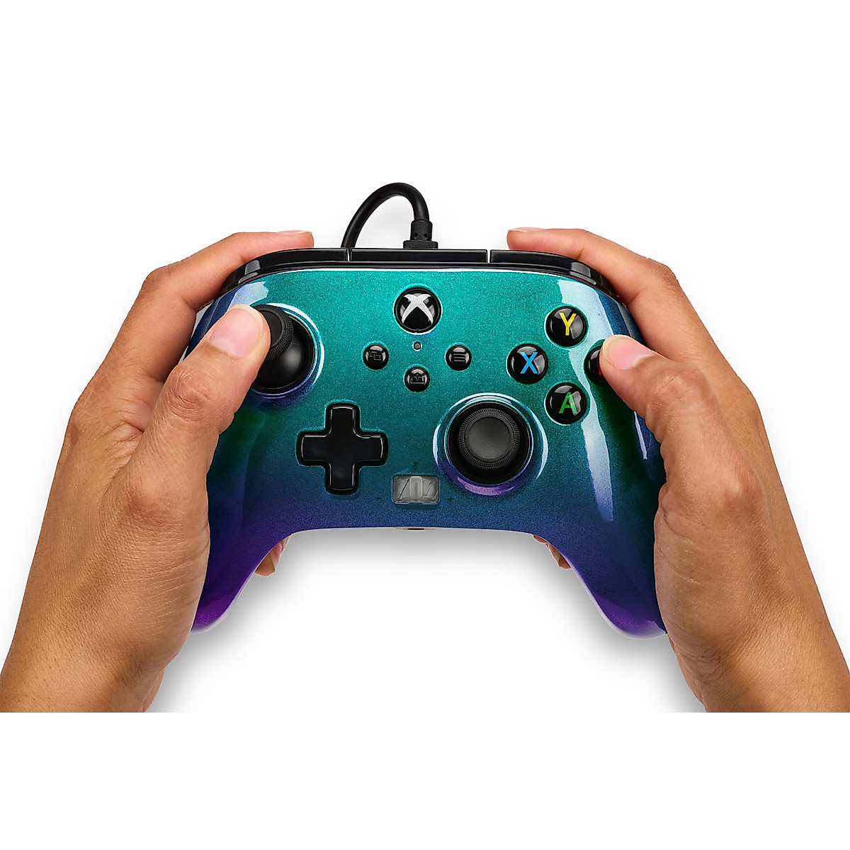 PowerA Enhanced Wired Controller for Xbox Series X|S - Aurora Borealis, gamepad, video game /gaming controller