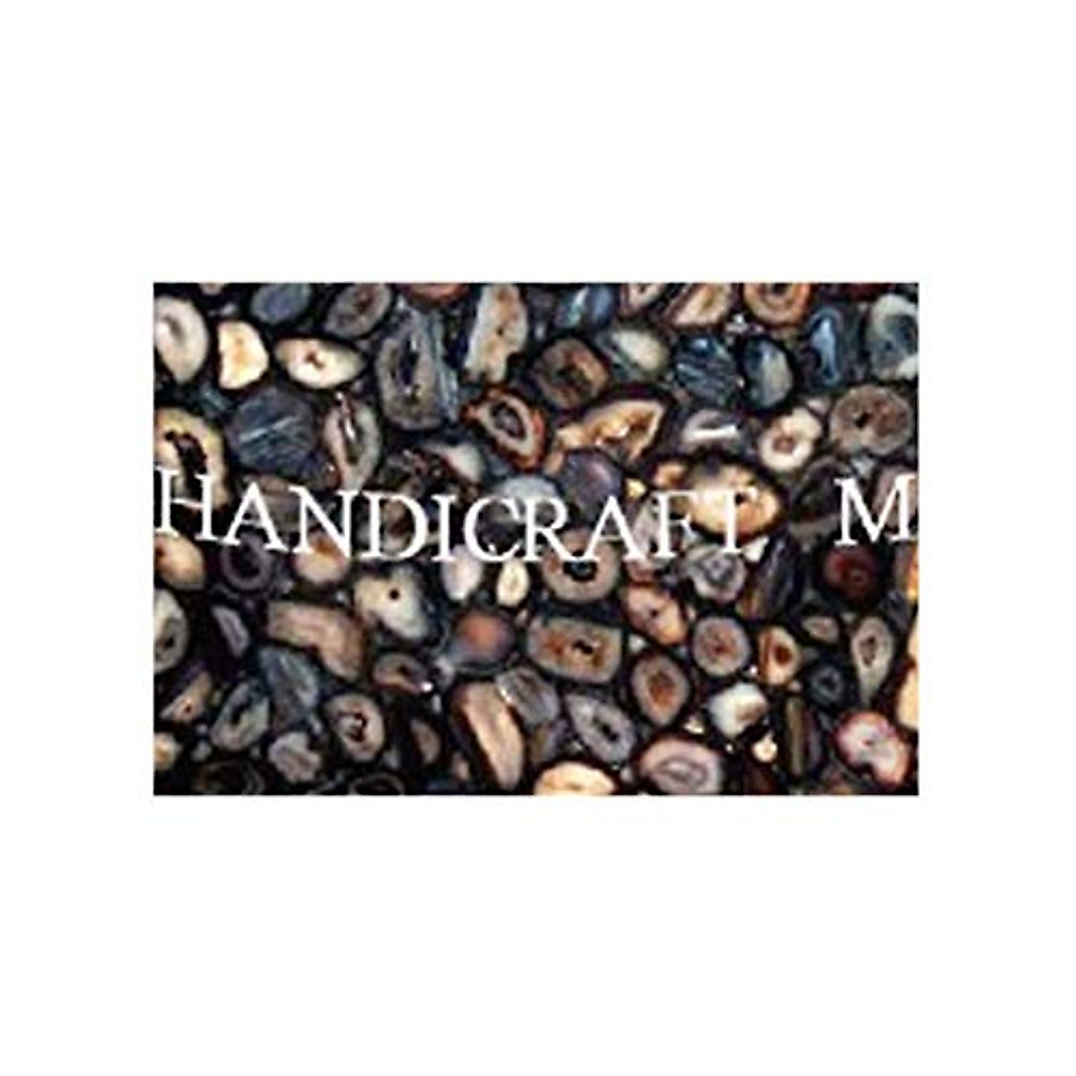 18"x12" Agate Table Top Rectangular Table, Center Table, Coffee Table, Patio Table, Kitchen Table, Hallway Table, Living Room Random Agate