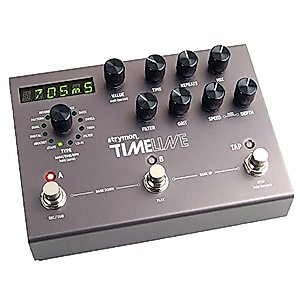 Strymon TimeLine Guitar Delay Pedal with 12 Unique Delay Machines for Electric and Acoustic Guitar, Synths, Vocals and Keyboards​​