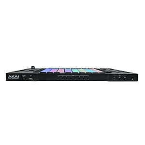 AKAI Professional APC64 Ableton MIDI Controller with 8 Touch Strips, Step Sequencer, 64 RGB Velocity-Sensitive Pads, CV Gates, MIDI In & Out, USB-C