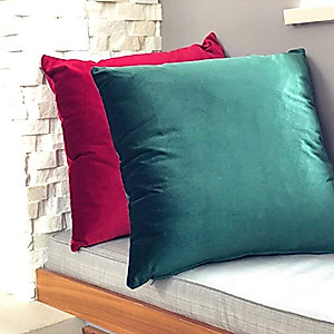 PILLOW DÉCOR Corona Golden Brown Velvet Pillow 16x16