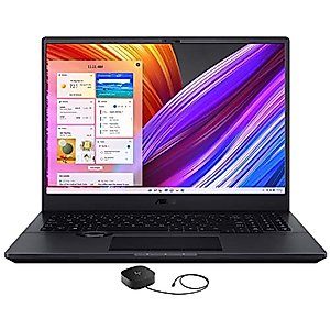 ASUS ProArt Studiobook H7600ZX Home & Business Laptop (Intel i7-12700H 14-Core, 32GB DDR5 4800MHz RAM, 2TB PCIe SSD, GeForce RTX 3080 Ti, 16.0" 60Hz 4K (3840x2400), Fingerprint, WiFi, Win 11 Home)