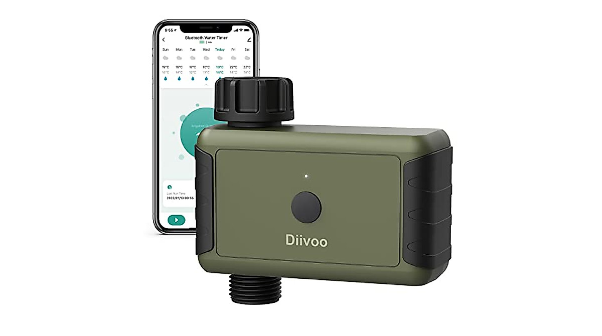 Diivoo Bluetooth Sprinkler Timer - Smart Watering Solution