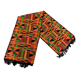 African Kente Stole, Kente Scarf, Sash, Kwanzaa, Choir, Black History, Graduation, African Pattern, Table Runners