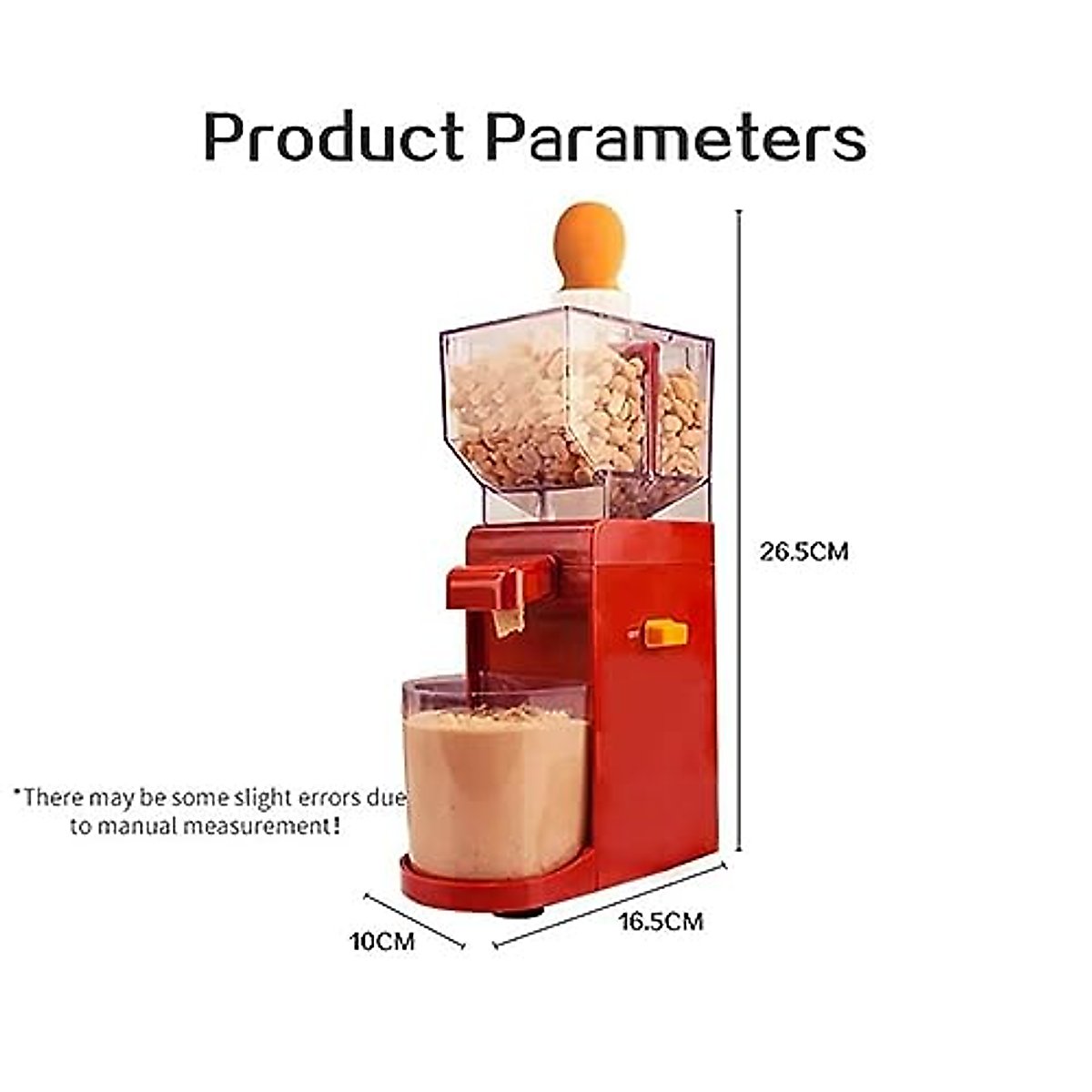 Household Peanut Grinder, Peanut Butter Processing Machine Mini Peanut Butter Machine With Non-Slip Base,For Almonds, Coffee Bean Grinder,Easy To Operate Food Processor Coffee