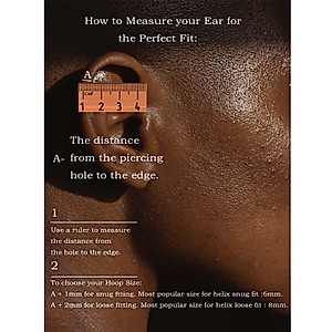 YSWUJIN 1pc Grade 23 Titanium Nose Rings 20G 18G 16G 14G Septum Jewelry Hinged Segment Ring Body Piercing Hypoallergenic Nose Hoop Lip Rings Nose Helix Cartilage Rook Earrings (16 Gauge, 6mm)