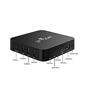 MXQ Pro 5G Android 12.1 TV Box Ram 1GB ROM 8GB Android Smart Box H.265 HD 3D Dual Band 2.4G/5.8G WiFi Quad Core Home Media Player