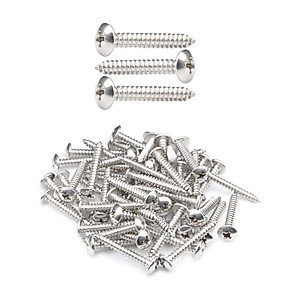 100Pcs #6 x 1" Truss Head Phillips Wood Screws Stainless Steel 304 Self Tapping Screws | by IMSCREWS