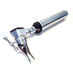 Cynamed-All in -1-Premium Fiber Optic LED Otoscope Physician Approved Ear Eye Care Professional Home ENT Diagnostic Set Adult & Child 20 x Reusable Specula Zipper Case Set