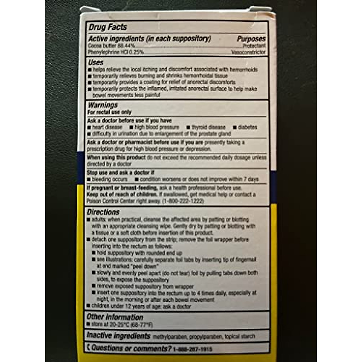 Equate Hemorrhoidal Suppositories 24 Ct by Equate