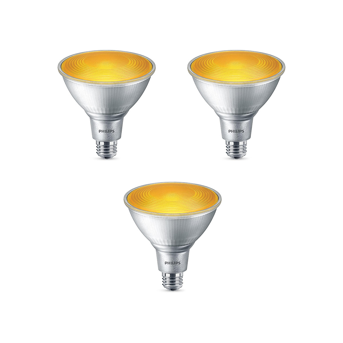 PHILIPS PAR38 LED Flood Yellow 3-Pack