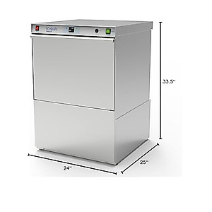 Cobalt 2700HT - High-Temp Undercounter Commercial Dishwasher/Glasswasher Built-in Booster, Built-in Detergent & Rinse Aid Pumps, 24 racks/hr, 208-230V