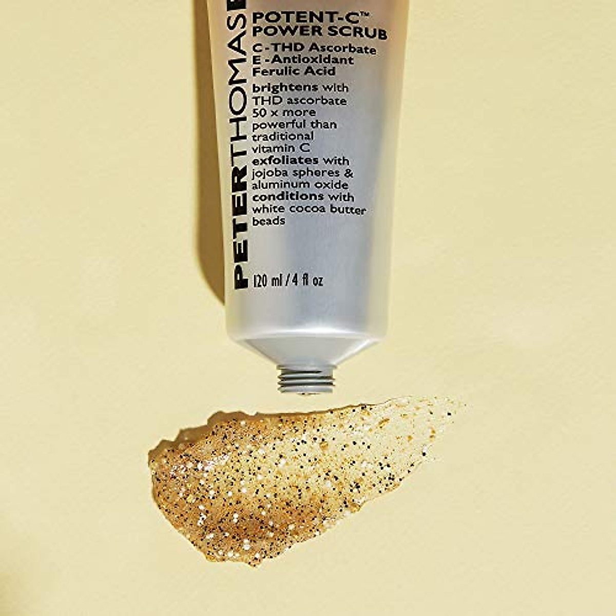 Peter Thomas Roth | Potent-C Power Scrub | Brightening Facial Scrub With Vitamin C, Face Exfoliating Scrub, 4 fl. oz.