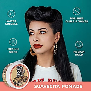 Suavecita Pomade for Women. Original Hold Hair Styling Pomade (4 oz)