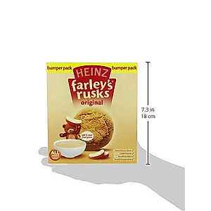 Heinz Farley's Rusks, Original Flavor, 300g Boxes (Pack of 6)