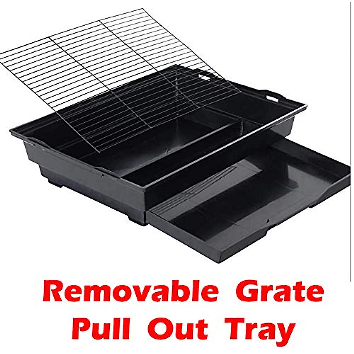 Large Double Roof Top Flight Bird Cage with Toys for Cockatiels Sun Parakeets Green Cheek Conures Aviary Budgie Finch Lovebird Canary Pet Bird Travel Cage